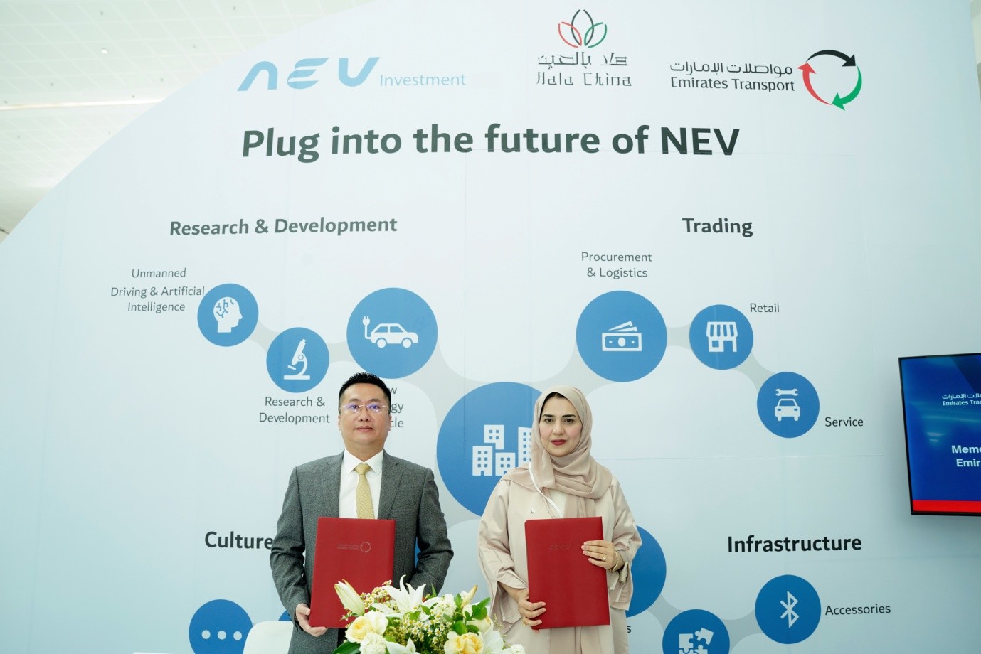 NEV投资集团和阿联酋运输签订成立合资企业备忘录_深圳之窗