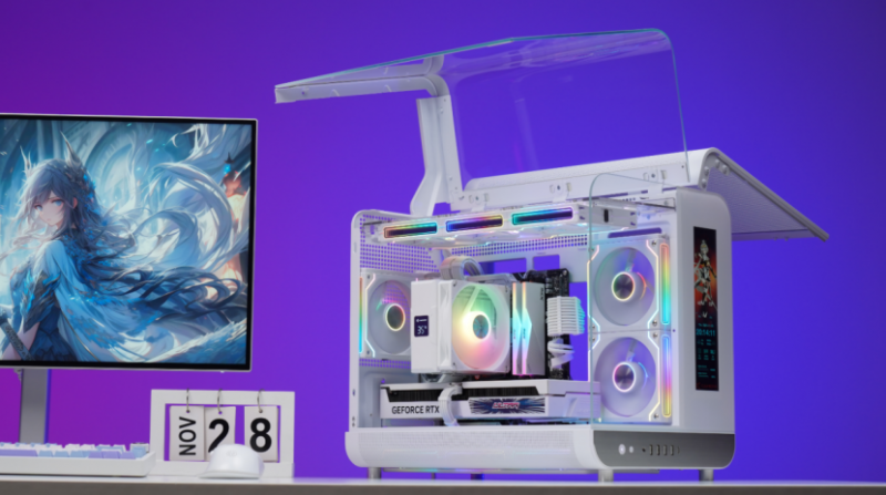 X-GAMERX发布全新幻翼机箱：三面全景透视，炫出梦幻之光_深圳之窗